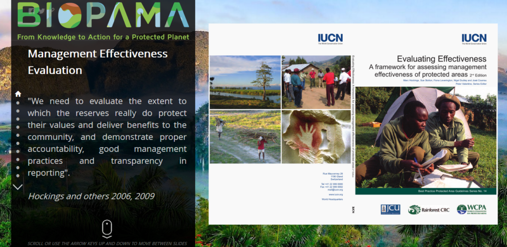 Protected area management effectiveness in the Caribbean - BIOPAMA